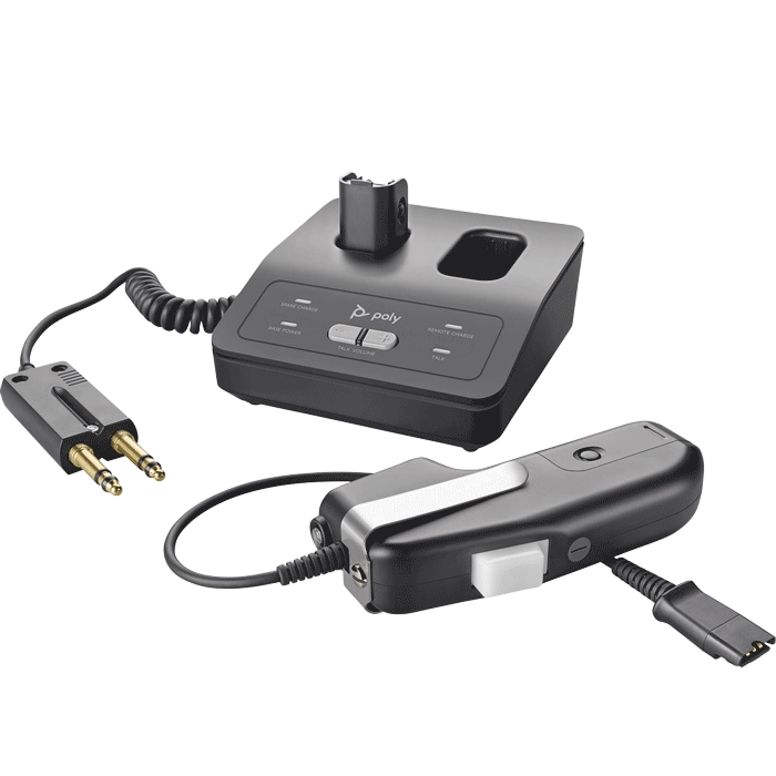 Poly CA22CD Cordless PTT Adapter (Poly 217100-01 or HP 8K774AA ...